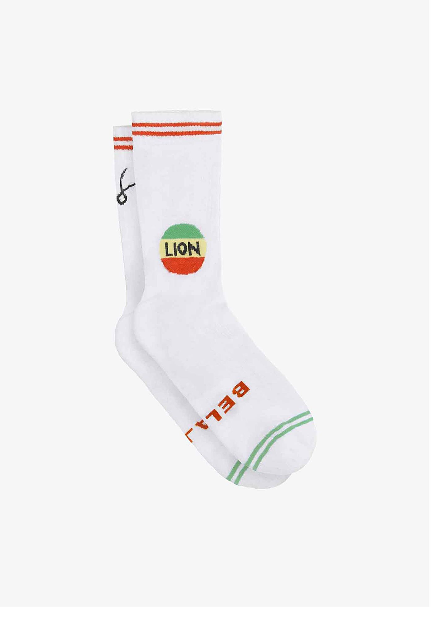 Lion Socks Cotton White - Morgan Clare