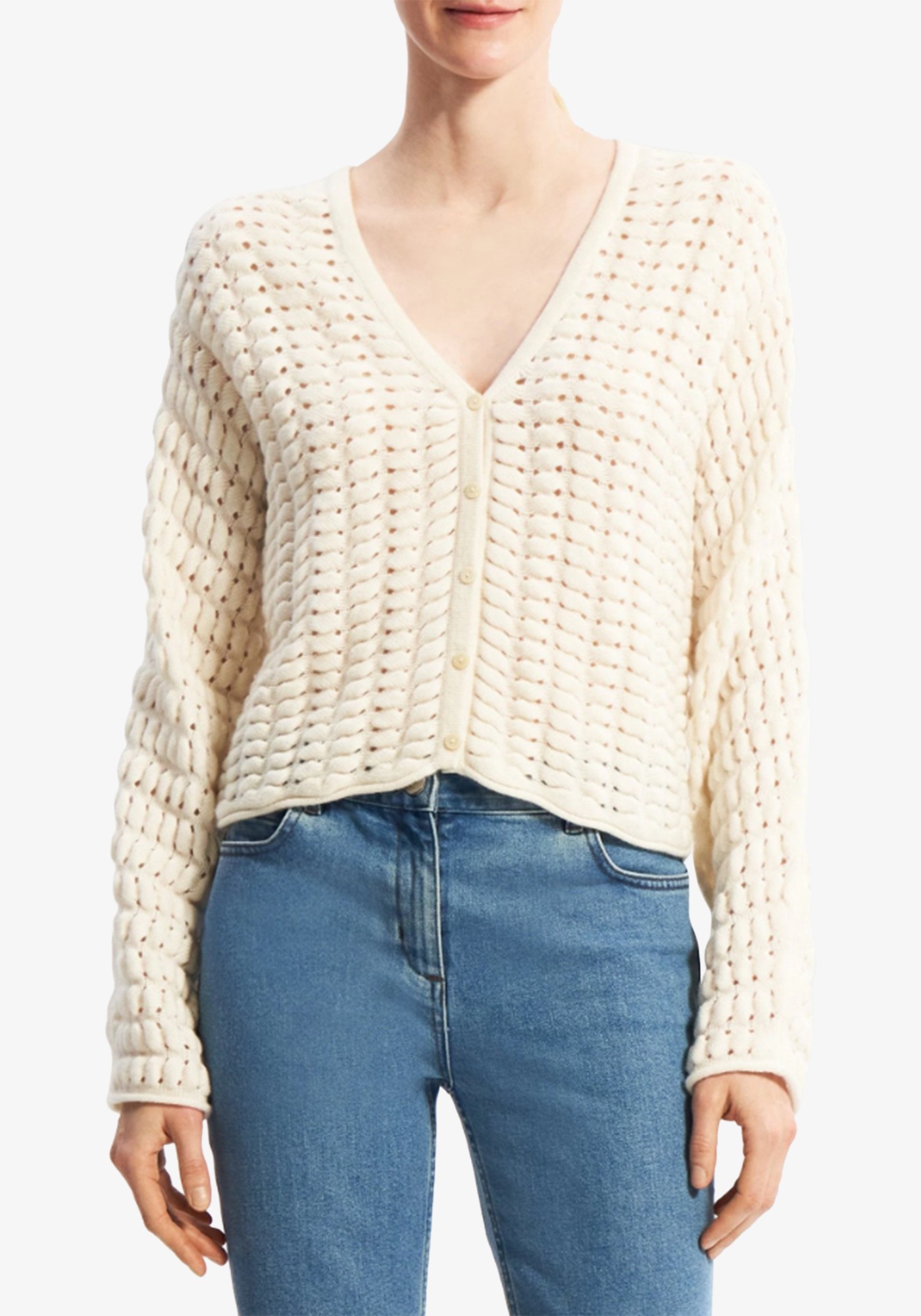 Textured Cardigan - Morgan Clare
