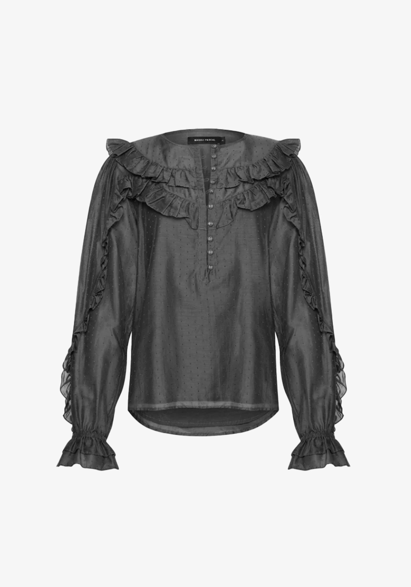Bernadette Top - Washed black - Morgan Clare