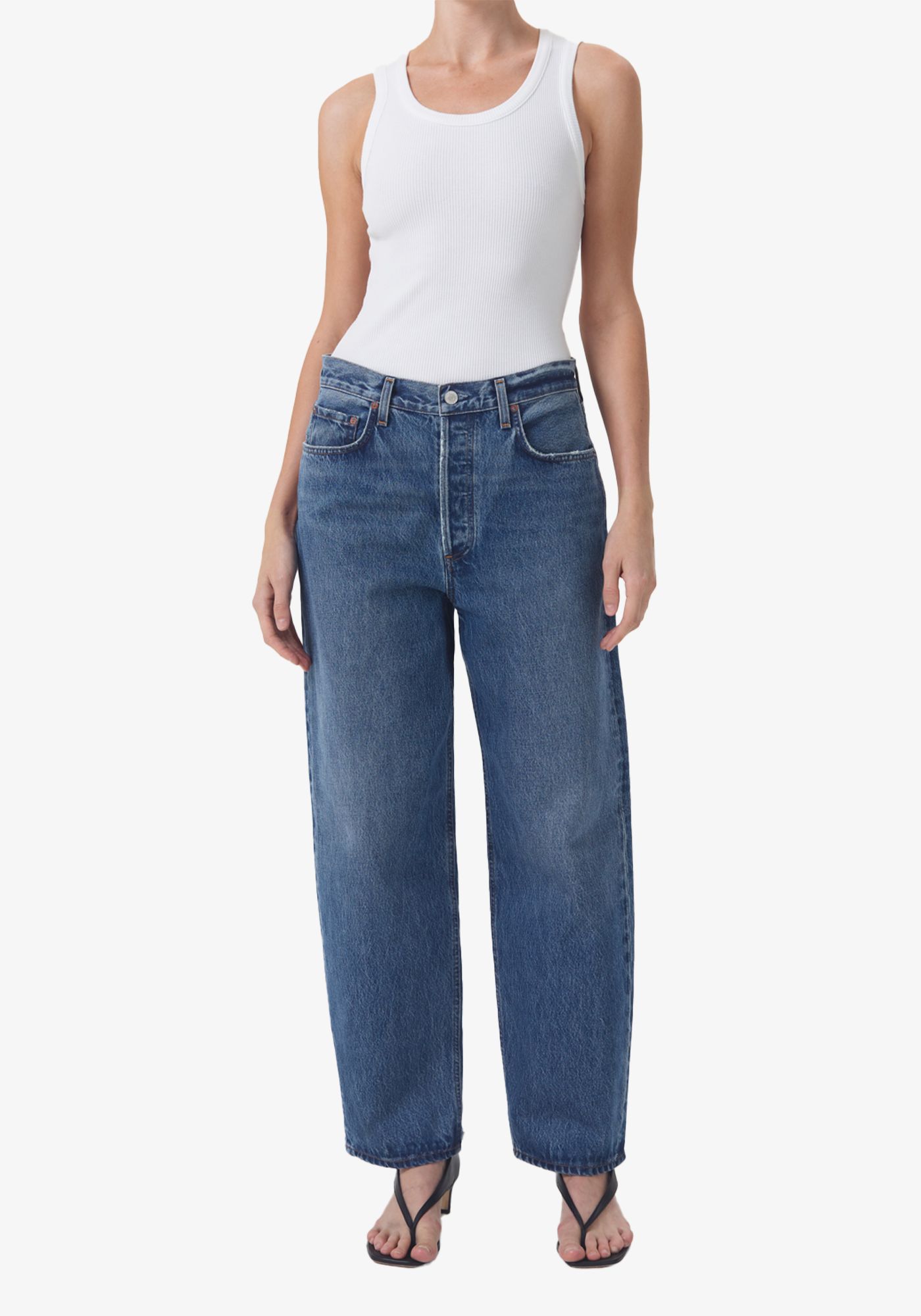 Dara Mid-Rise Baggy With Taper - Pattern - Morgan Clare