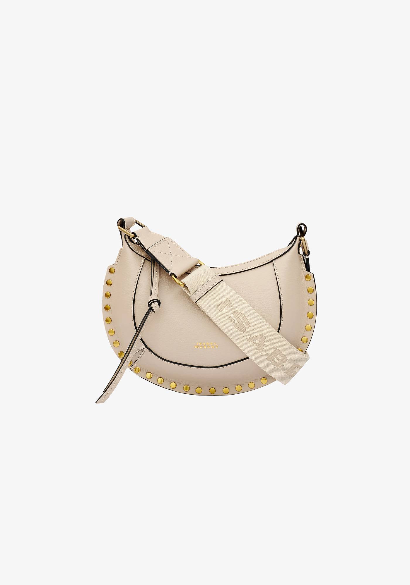 Mini Moon Bag Light Beige - Morgan Clare