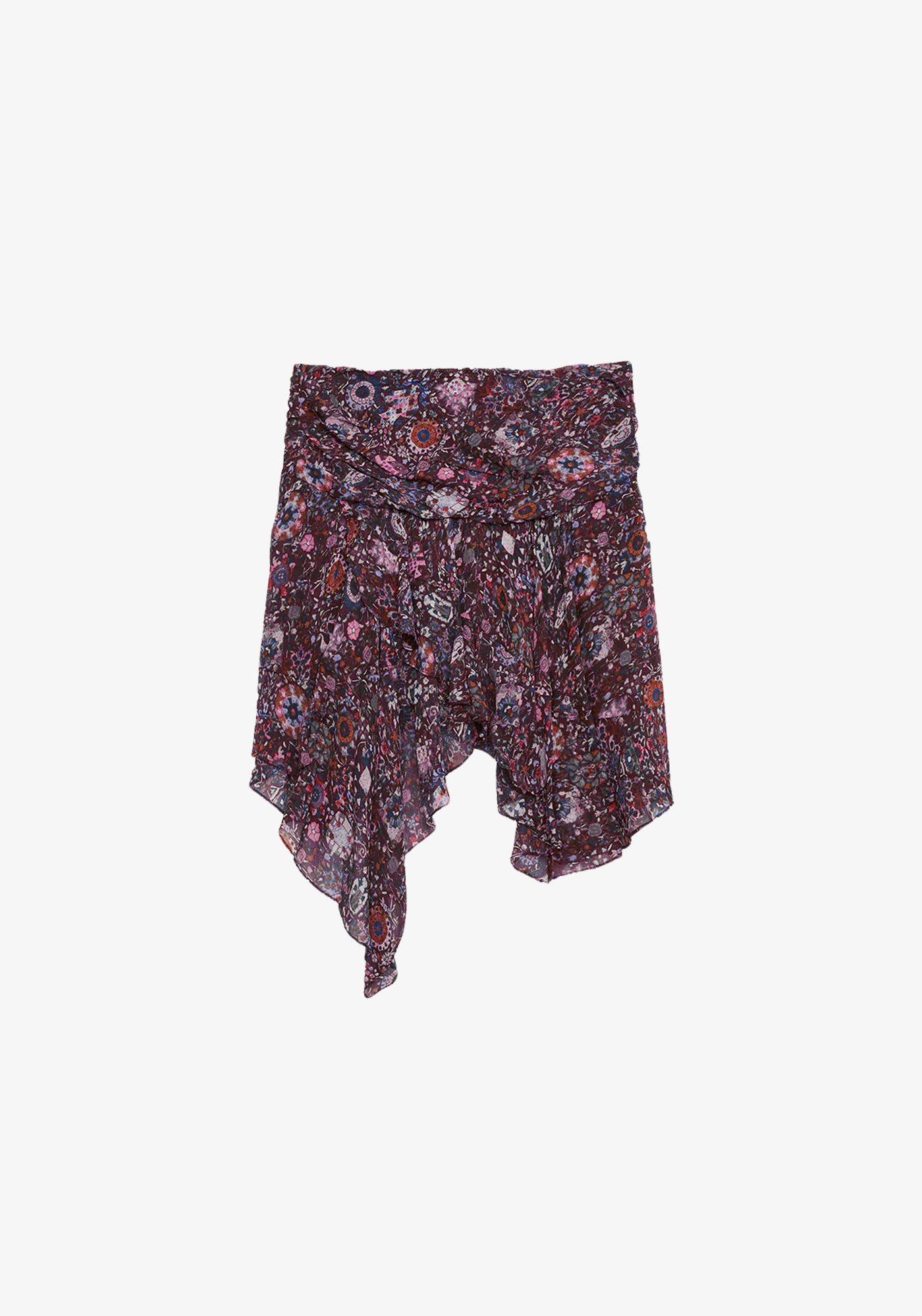 Berenica Mini Skirt Plum - Morgan Clare